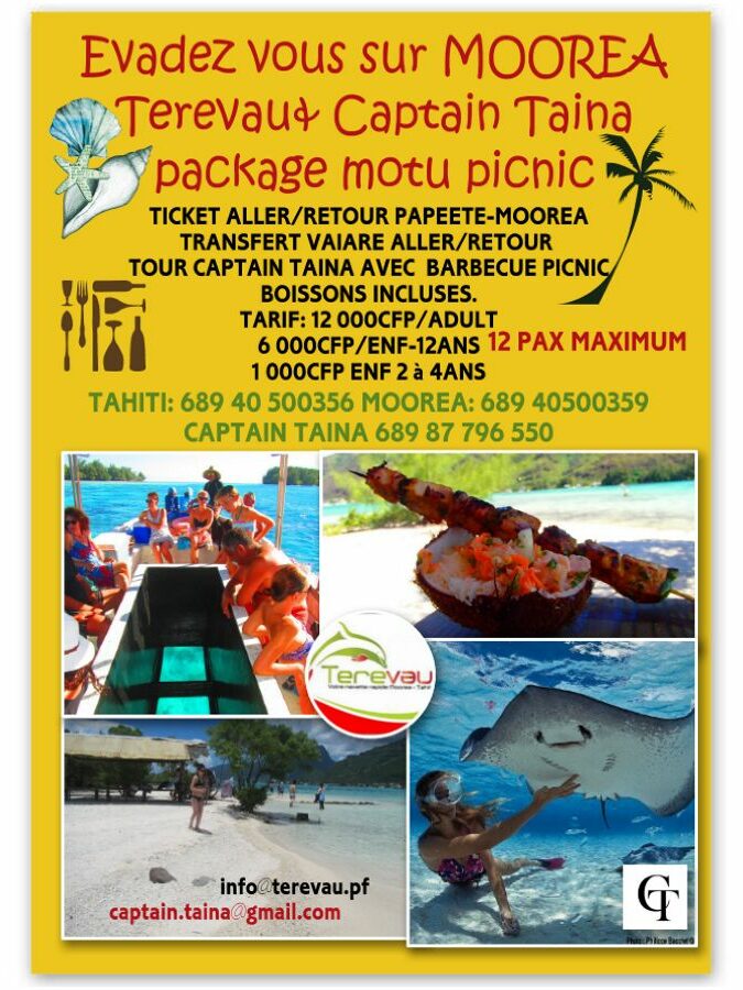 Terevau | Votre navette rapide Moorea Tahiti